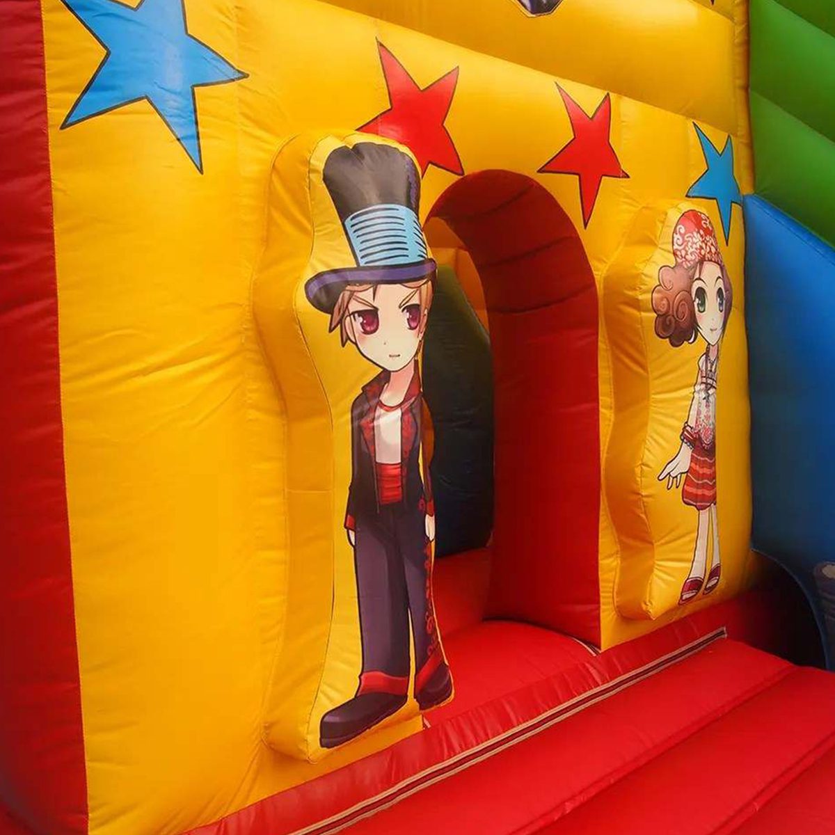 Kids Cartoons Bounce House With Slide - Perfect For Kids - InflatableLand