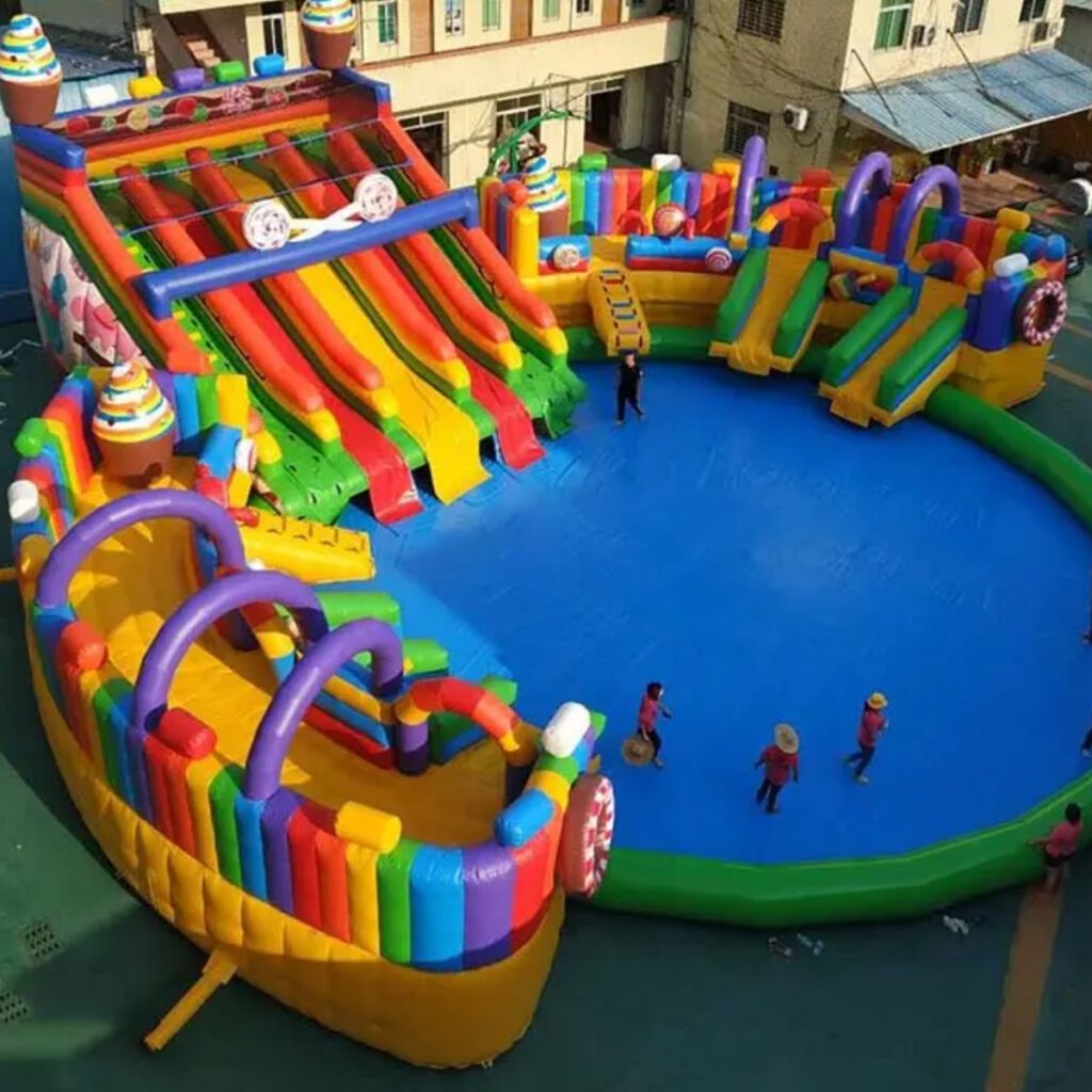 CandyLand Carnival Mobile Water Park - InflatableLand