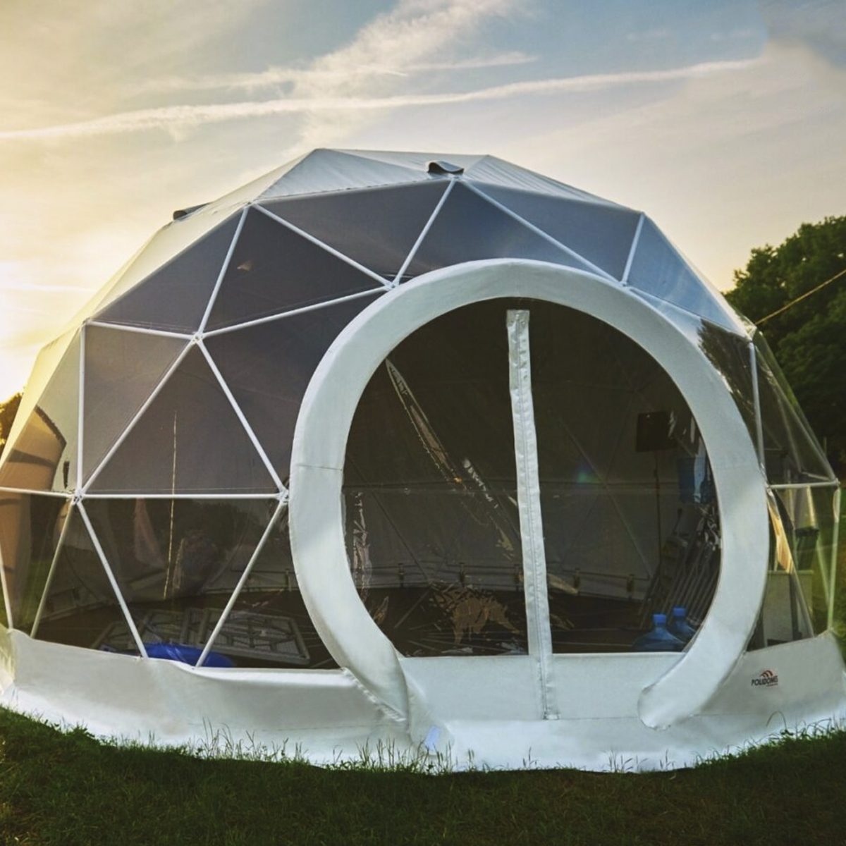 Inflatable Geodesic Camping Tent - InflatableLand