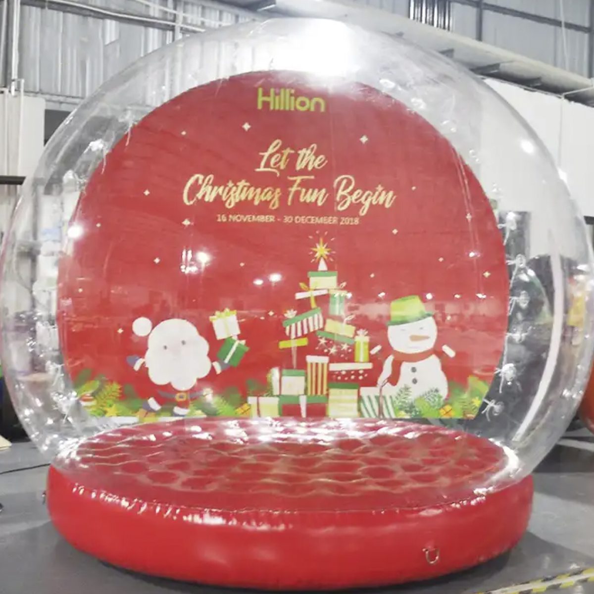 Inflatable Christmas Snow Globe - InflatableLand
