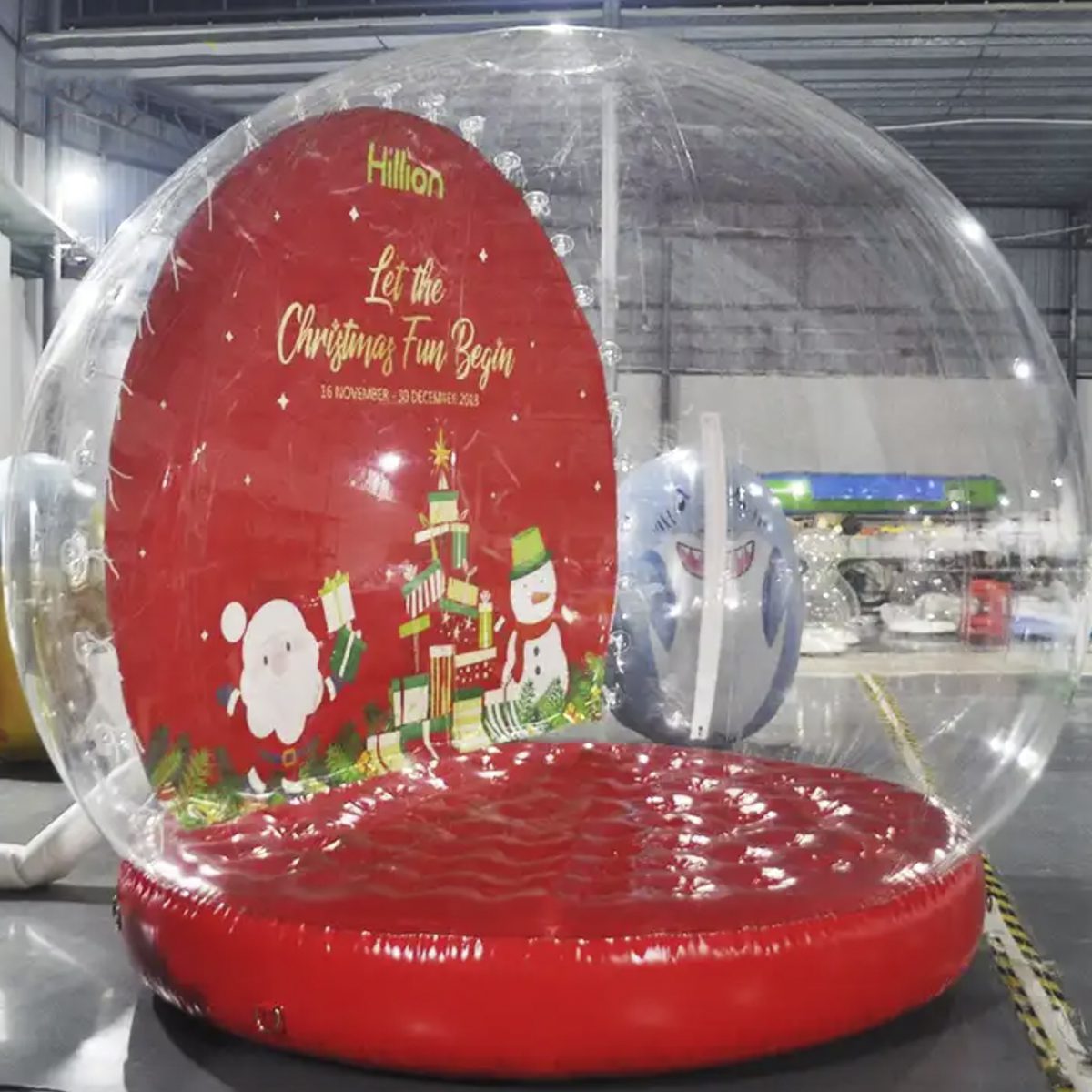Inflatable Christmas Snow Globe - InflatableLand